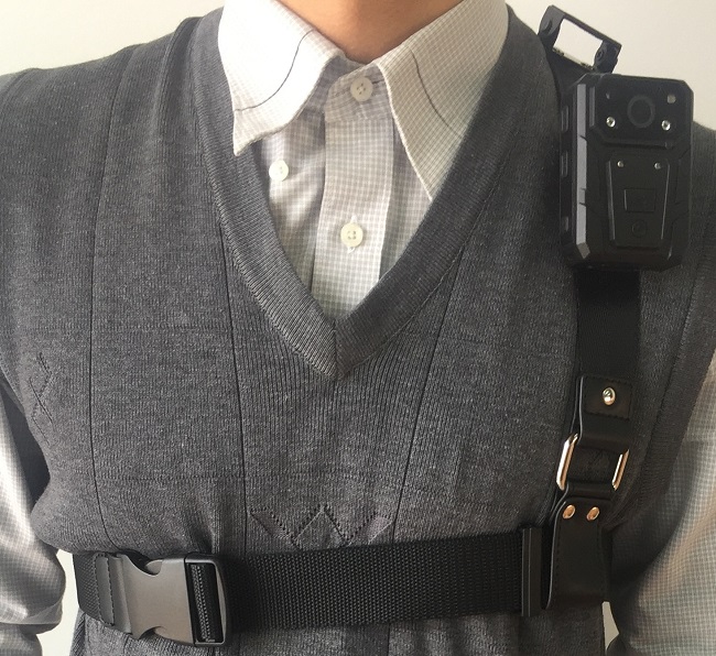 Nylon Body Camera Accessories Adjustable Body Worn Camera Harness