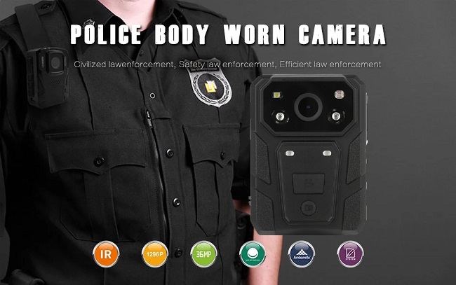 Waterproof GPS IP67 Law Enforcement Body Cameras For Police Officers